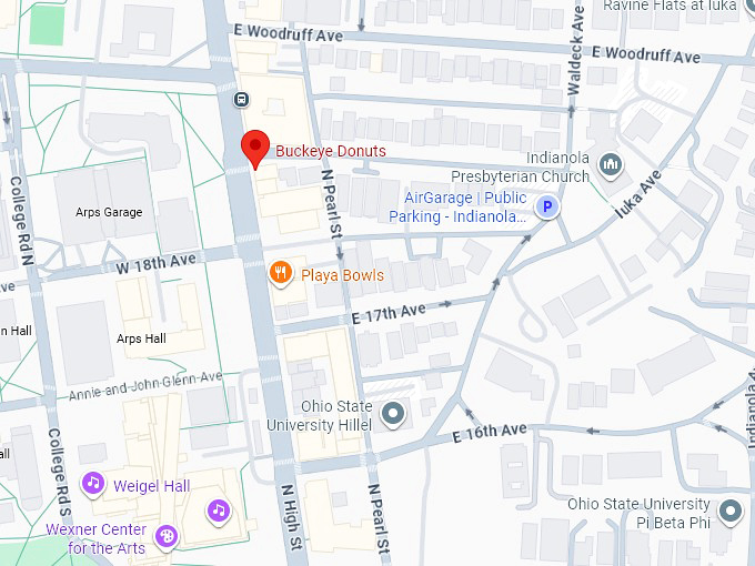 16. buckeye donuts map