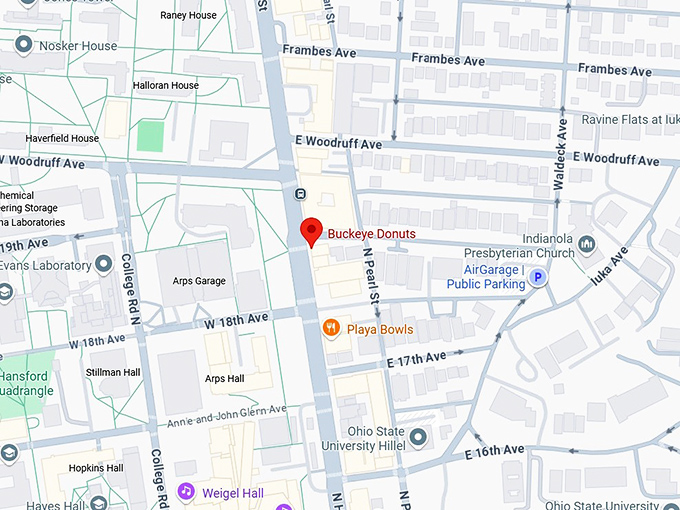 16. buckeye donuts map