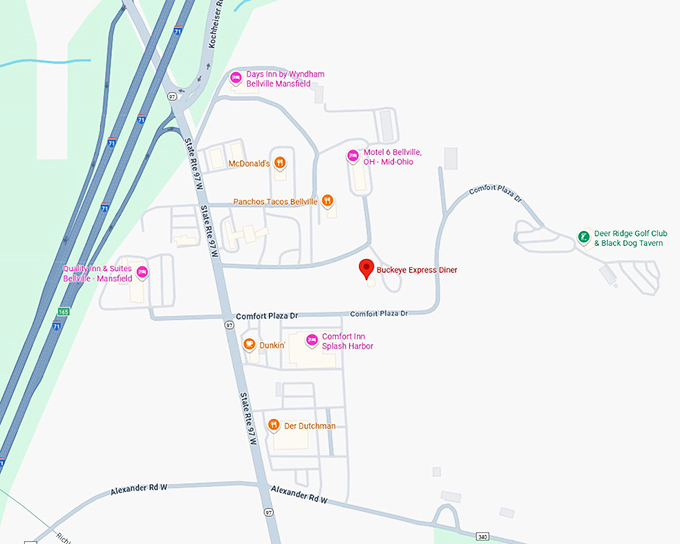 16. buckeye express diner map
