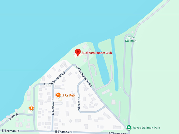 16. buckhorn supper club map