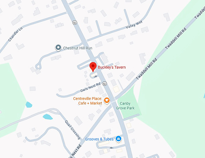 16. buckley's tavern map