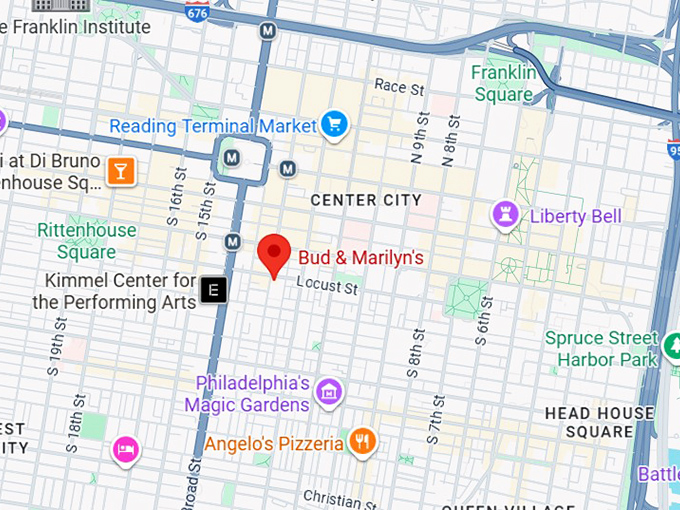 16. bud & marilyn's map
