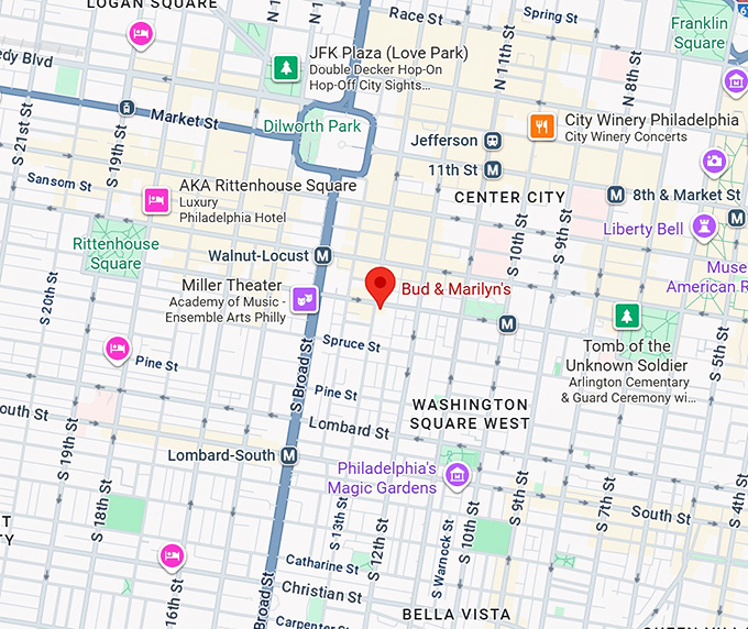 16. bud & marilyn's map