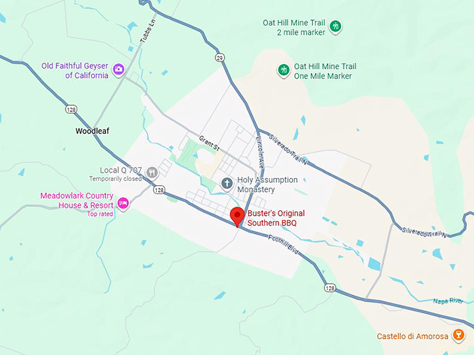 16. buster's original southern bbq map