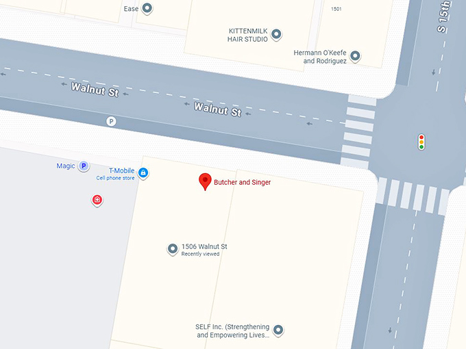 16. butcher and singer map