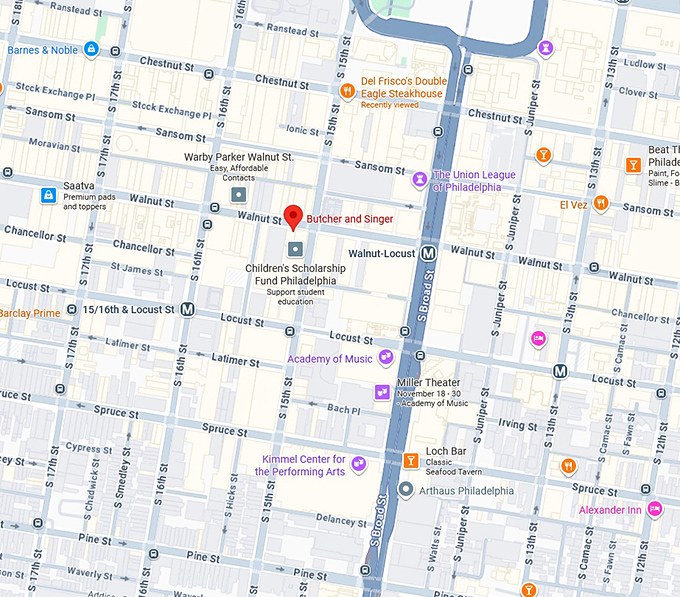 16. butcher and singer map