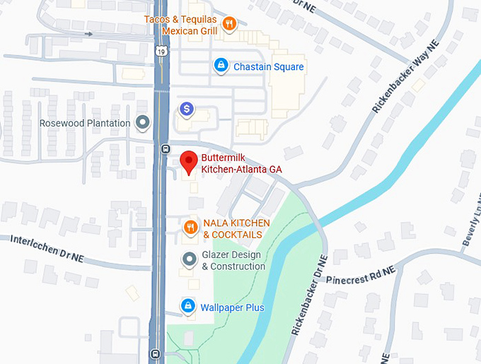 16. buttermilk kitchen atlanta ga map