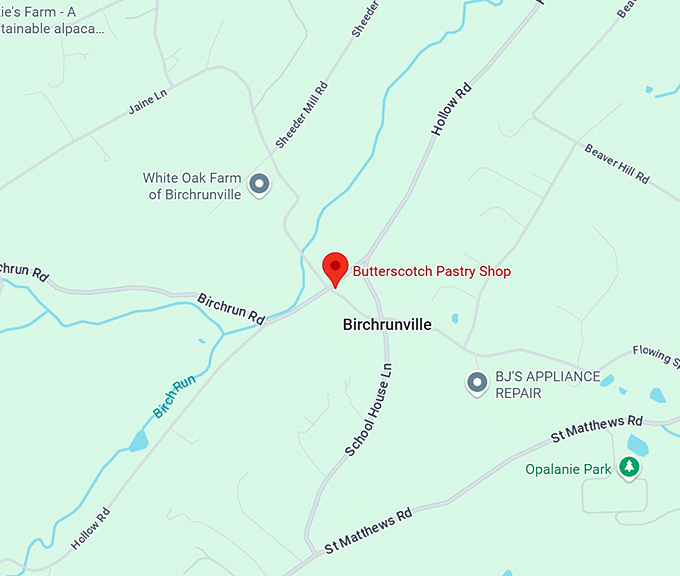 16. butterscotch pastry shop map