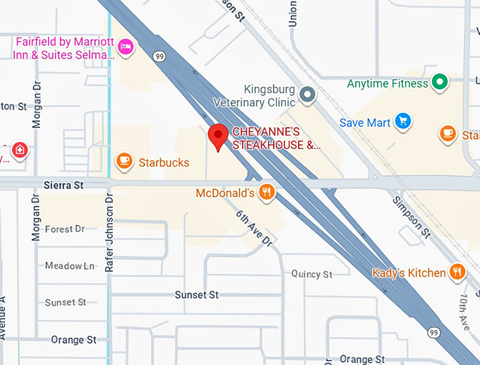 16. cheyanne&rsquo;s steakhouse & lounge map