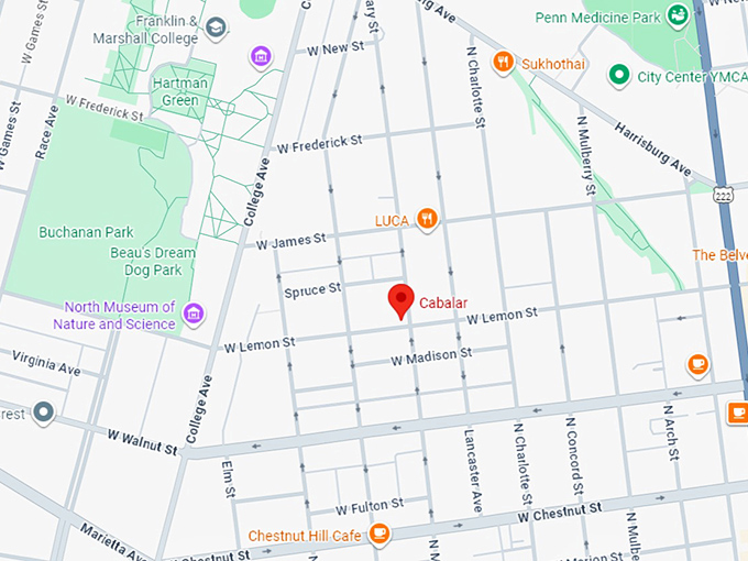 16. cabalar meat co. map