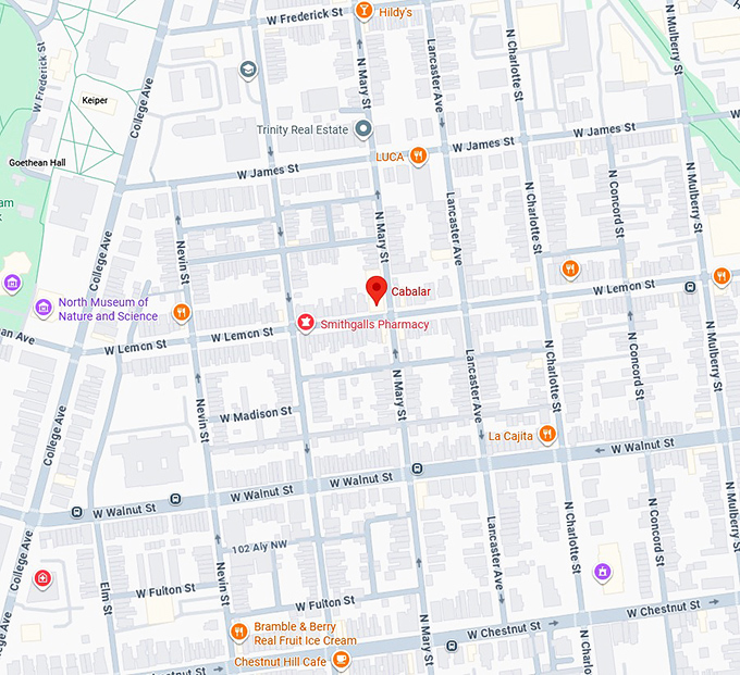 16. cabalar meat co. map