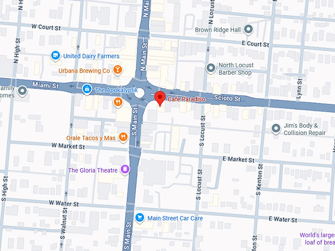 16. cafe paradiso map
