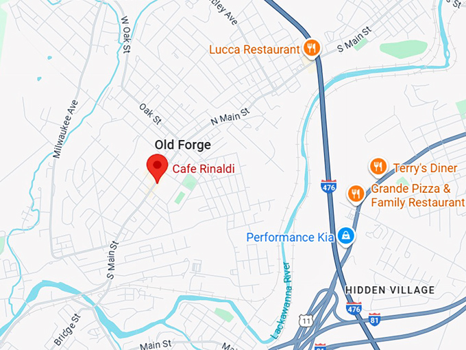 16. cafe rinaldi map