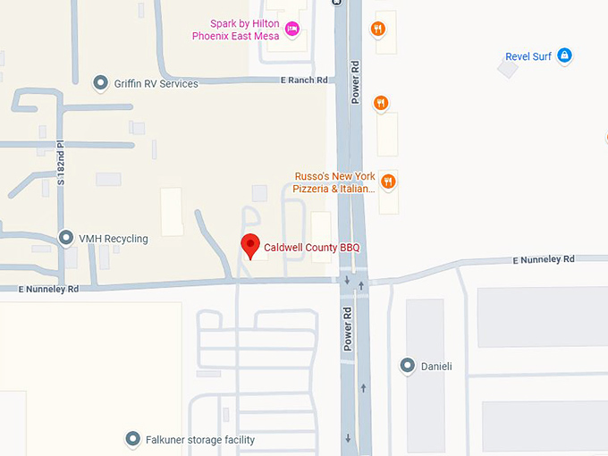 16. caldwell county bbq map