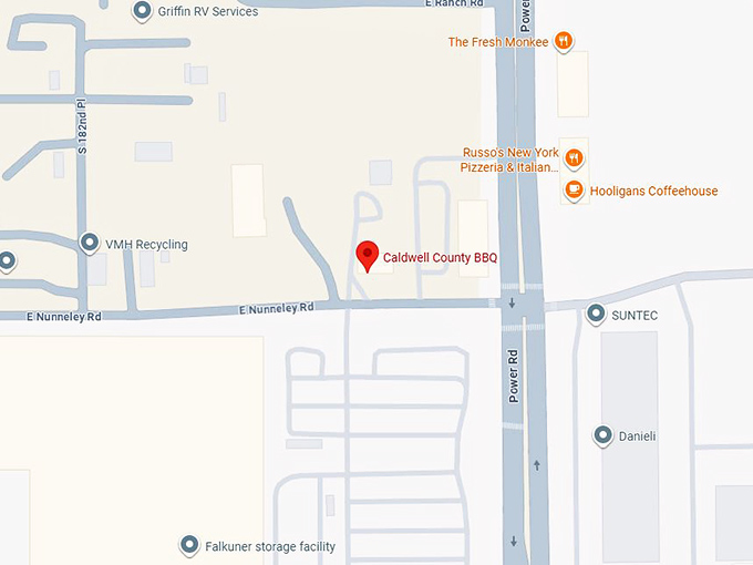 16. caldwell county bbq map