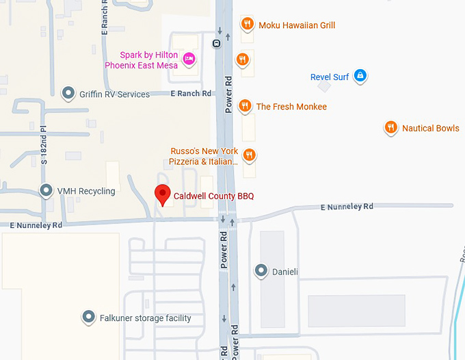 16. caldwell county bbq map