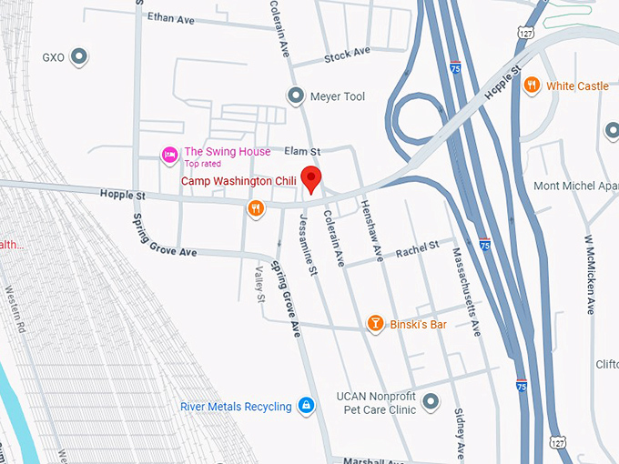 16. camp washington chili map