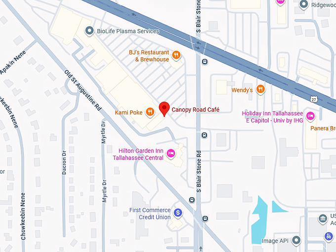 16. canopy road cafe map