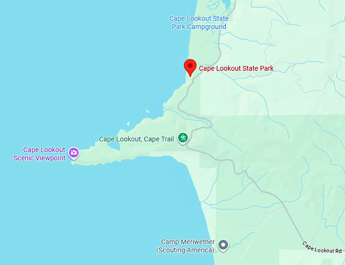 cape lookout state park map