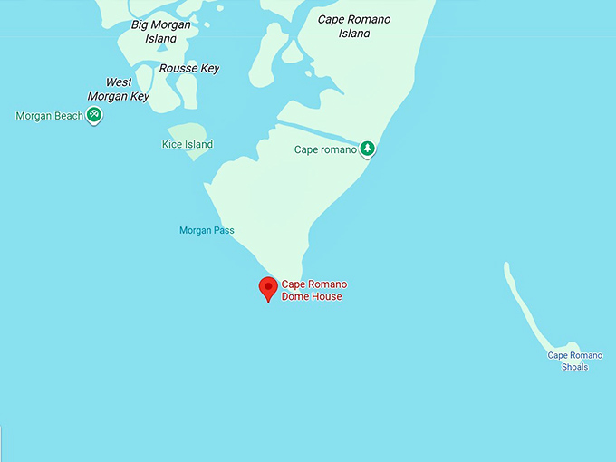 16. cape romano dome houses map