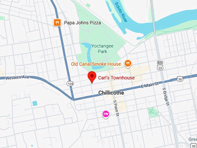 16. carl's townhouse map