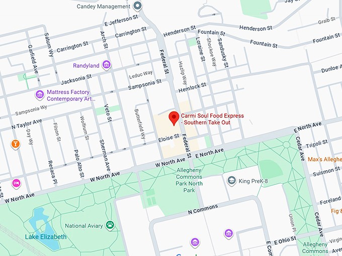 16. carmi soul food express southern take out map new