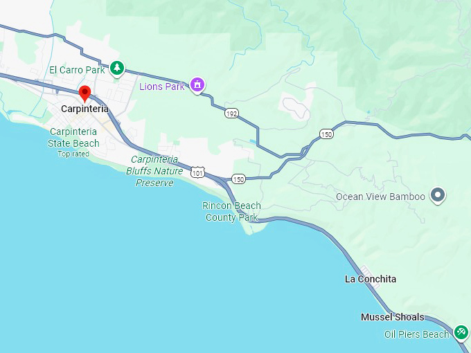16. carpinteria map