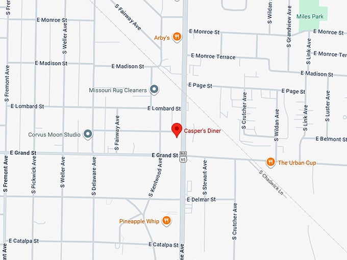 16. casper's diner map