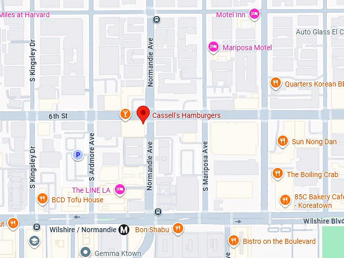 16. cassell's hamburgers map