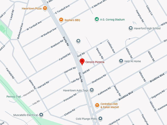 16. cenzo's pizzeria