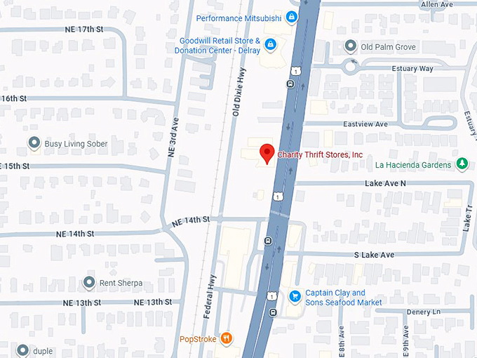 16. charity thrift stores, inc. map
