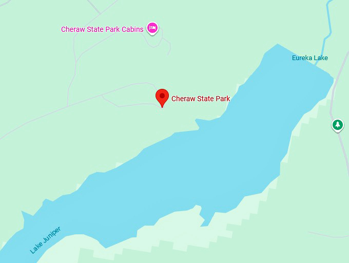 16. cheraw state park map