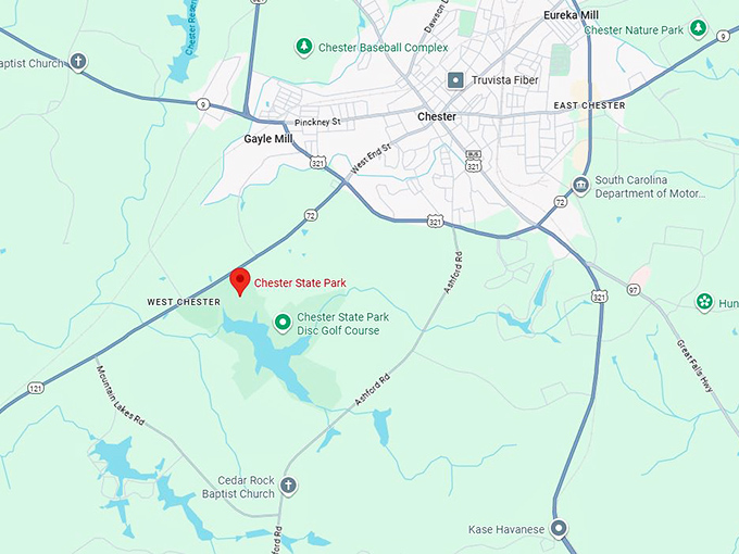 16. chester state park map