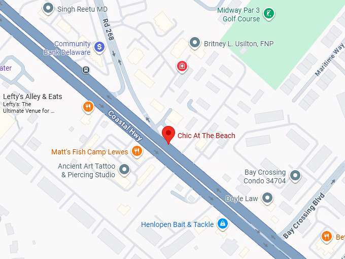 16. chic at the beach map