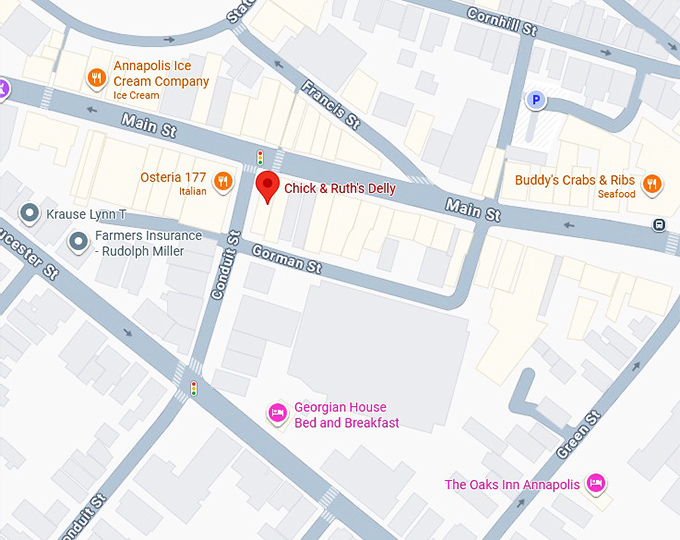 16. chick & ruth's delly map