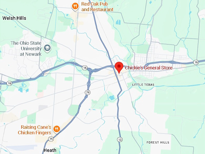 chickie's general store map