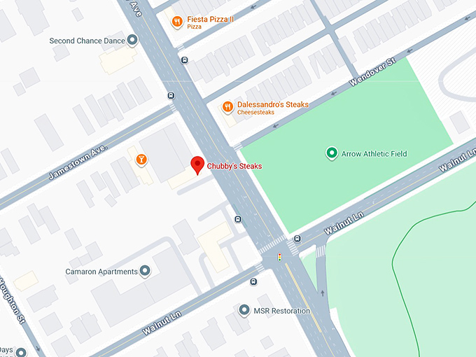 16. chubby&rsquo;s steaks map