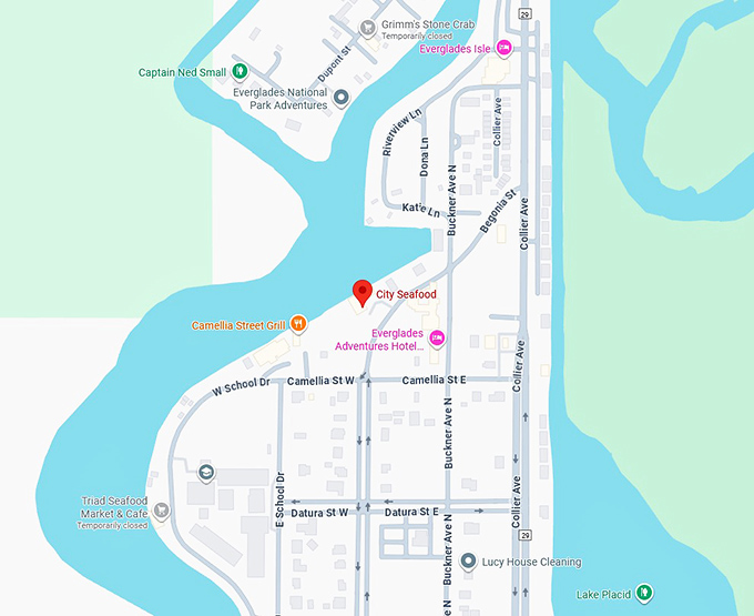 16. city seafood map