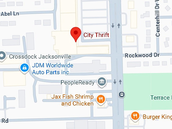 16. city thrift map