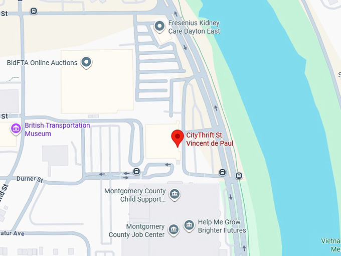 citythrift st. vincent de paul map