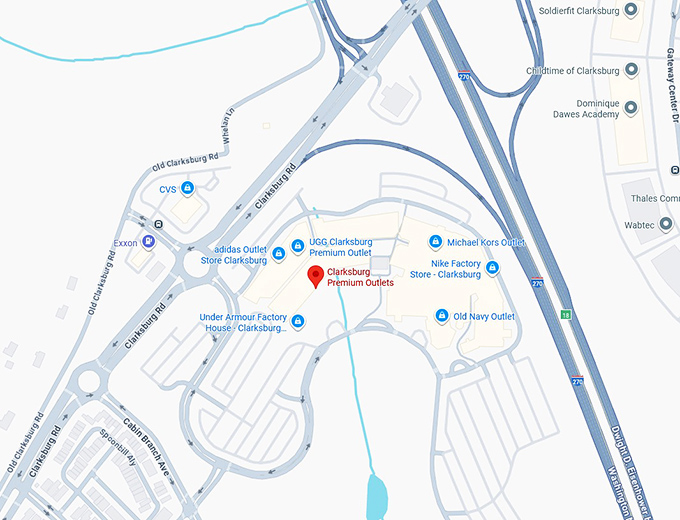 16. clarksburg premium outlets map