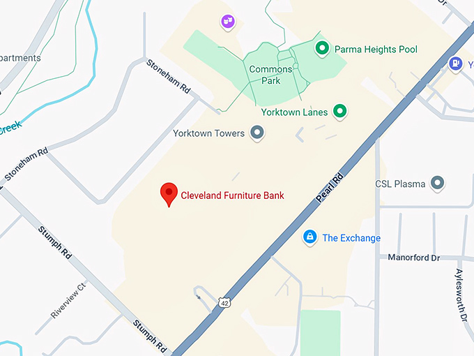 16. cleveland furniture bank map