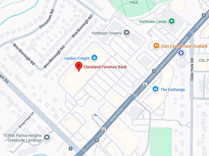 16. cleveland furniture bank map