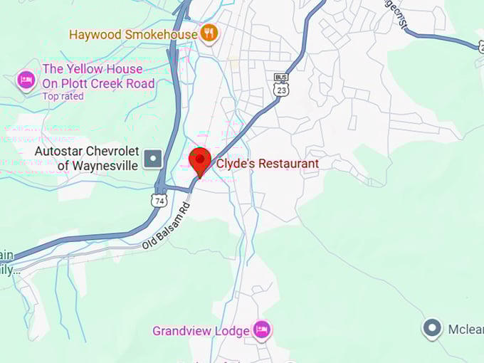 16. clyde's restaurant map