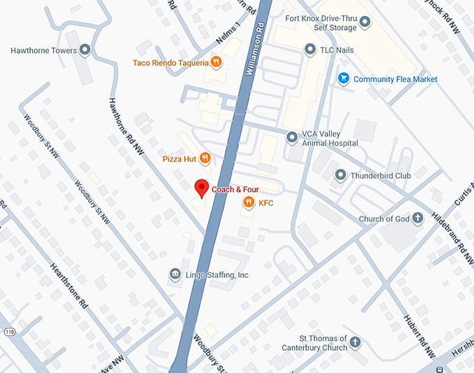 16. coach & four map