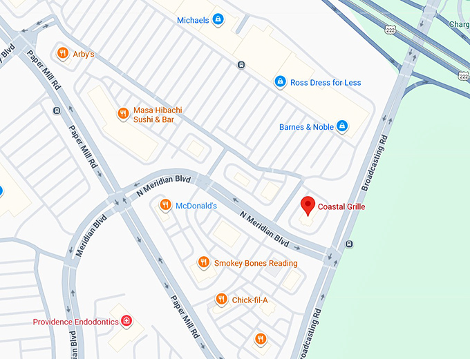 16. coastal grille map