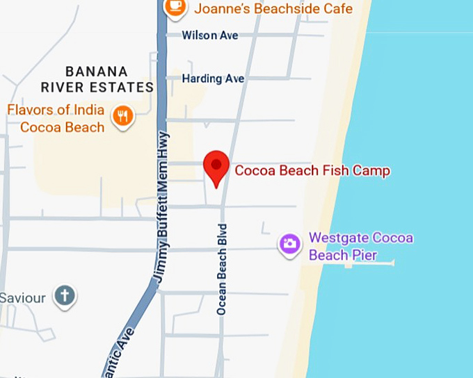 16. cocoa beach fish camp map