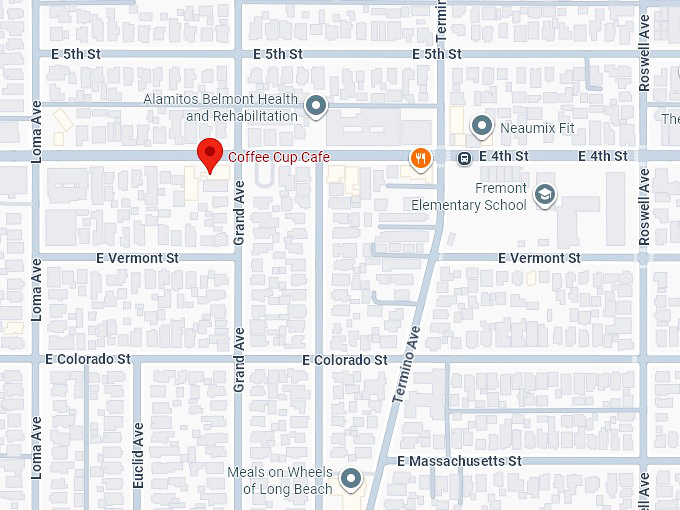 16. coffee cup cafe map