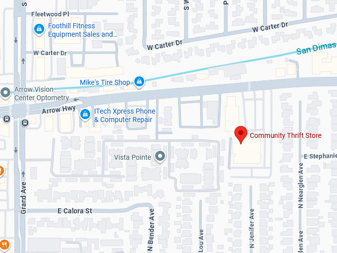 16. community thrift store map