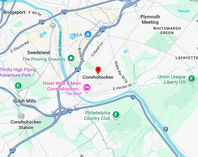 16. conshohocken map